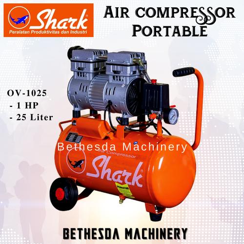 Jual Shark Kompresor Udara 1 HP Air Compressor Portable OV 1025 1HP ...
