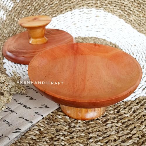 Jual stand buah & kue kayu mahoni - Diameter 20cm - Kab. Jember - aren ...