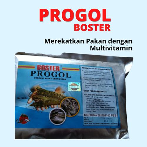 Jual BOSTER PROGOL 500 gr Perekat Pakan Ikan dengan Multivitamin ...