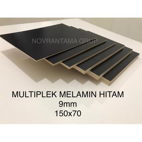 Promo Multiplek / Triplek melamin hitam doff 9mm 150x70 cm melaminto ...