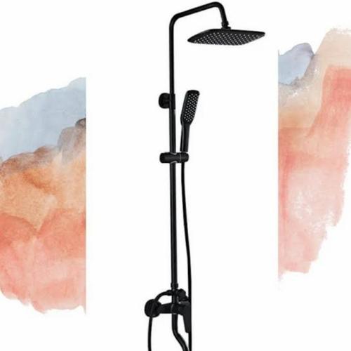 Jual Shower Tiang Hitam Black Mixer / Shower Columnt Hitam P/D Model ...