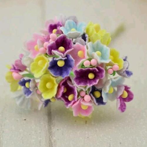 Jual 40 bunga / ikat PAPER FLOWER Bunga Kertas Putik Candy Mini - Kab ...