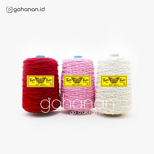 Jual Tali Macrame Benang Macrame Makrame Tali Katun Macrame 3mm Kupu 1 ...