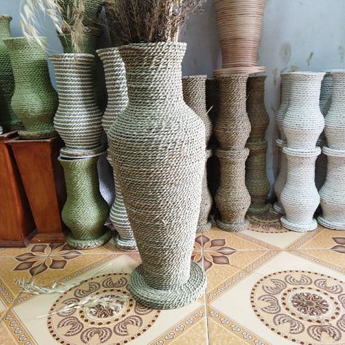 Jual pot bunga vas guci tinggi 50cm super elegant dan minimalis ...