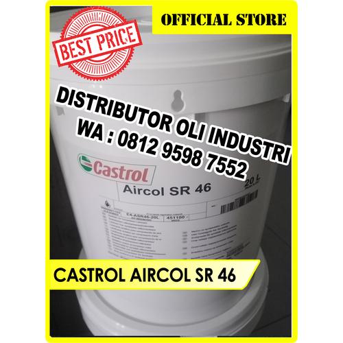 Jual CASTROL AIRCOL SR 46 ( Synthetic Oil Compressor - 20 Liter ...
