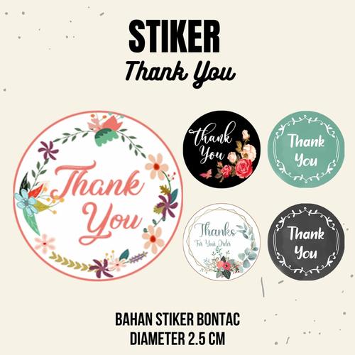 Jual Stiker Sticker Thank You Terima kasih Online Shop Segel - 2 - Kab ...