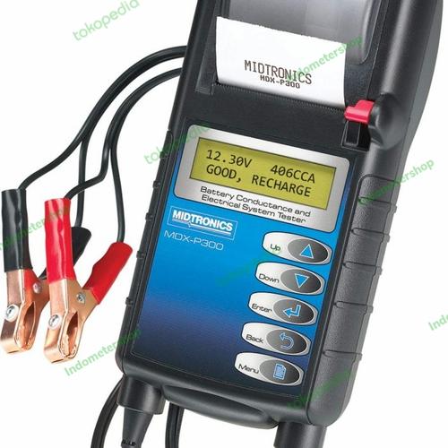 Jual MIDTRONICS MDX-P300 Digital Battery Tester, 12V dengan printer ...