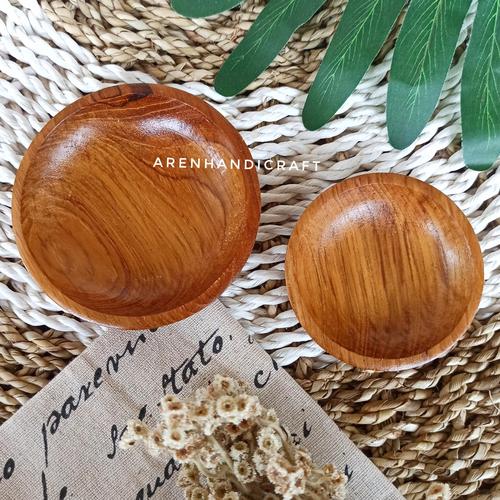 Jual Tempat sambal kayu jati bulat - DM 8cm, T.1,5cm - Kab. Jember ...