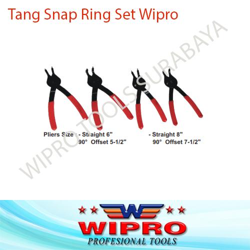Jual Tang Snap Ring Set 4 Pcs size 6 inch 8 inch WIPRO TSRS4 - Kota ...