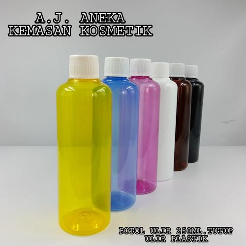 Jual Botol Ulir 250Ml Pet Varian/Botol Uril Plastik/Tutup Putih - botol ...