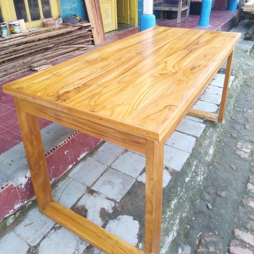 Jual Meja Kayu Jati Asli Model dan Ukuran Custom - Kab. Tegal - Teak ...
