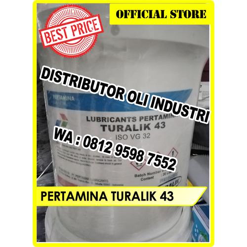 Jual PERTAMINA TURALIK 43 ( ISO VG 32 20 Liter - Ready Stock ) - Kota ...