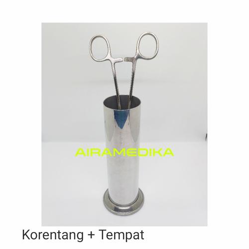 Jual Korentang Set + Tempat Korentang Stainless Steel / Korentan ...
