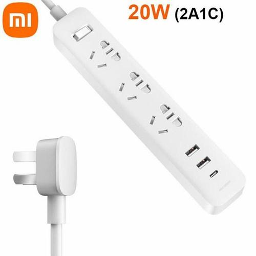 Jual Terminal Colokan Listrik Smart Power Strip 3 Plug USB A Port USB C ...