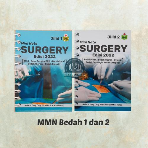 Jual Medical Mini Notes Surgery MMN Bedah Buku Saku Kedokteran - Jilid ...