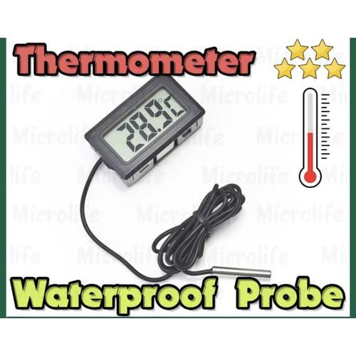 Jual Thermometer digital pengukur suhu dgn sensor tahan air - Kota ...