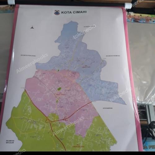 Jual PETA GANTUNG KOTA CIMAHI - Kota Bandung - Almeerabooks | Tokopedia