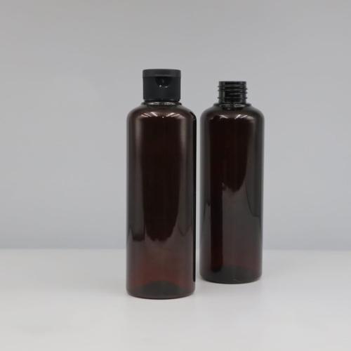 Jual BOTOL 250ML FLIPTOP / BOTOL PLASTIK 250ML AMBER COKLAT / BOTOL SABUN - FLIPTOP HITAM ...
