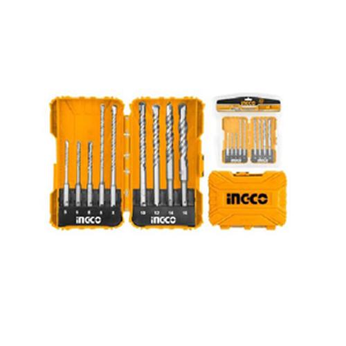 Jual SDS+ Plus Hammer Drill Bits Set / Mata Bor Beton 9 Pcs AKDL30901 INGCO - Kota Pekanbaru ...