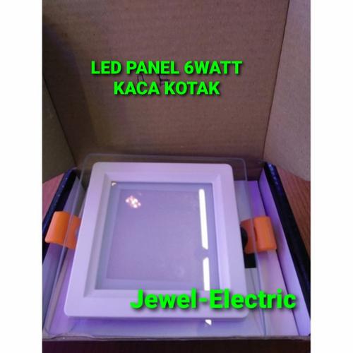 Jual Lampu Downlight Panel Led Kaca 6w/6watt Panel Light Kaca 6W IB ...