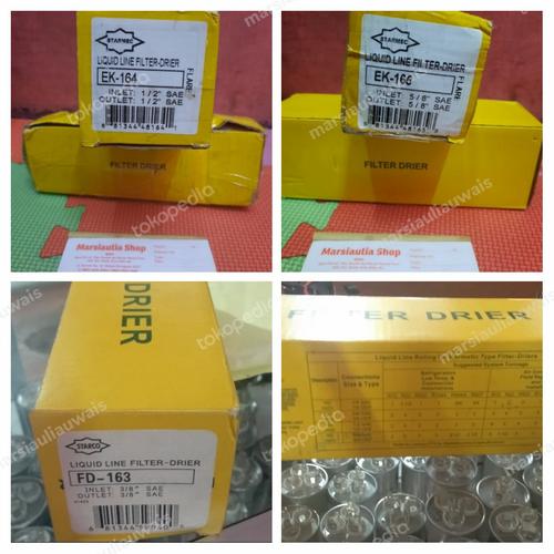 Jual Filter drier Starmec vasco Starco 1/2 inch EK164 ek165 5/8" ek163 ...