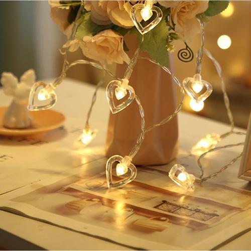Jual Lampu string LED Love Heart Transparant Valentine Wedding ...