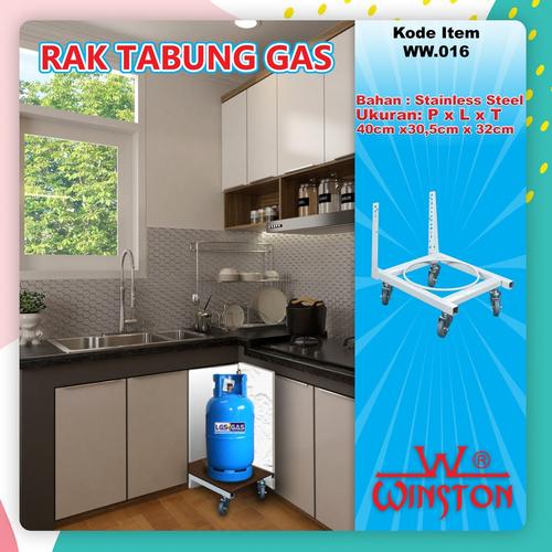 Jual RAK RAIL GAS / Rak Gas Tatakan Serbaguna Roda Gas Rak Galon TARIK ...
