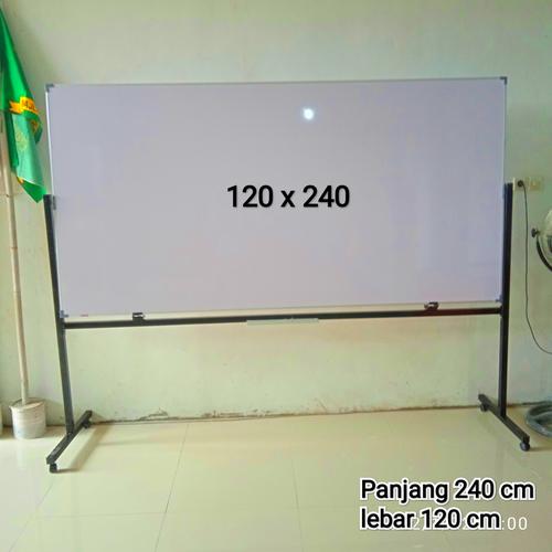 Jual papan tulis whiteboard standing 120 x 240 cm - Jakarta Timur ...
