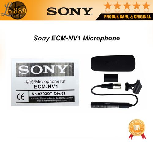 Jual Mic Sony ECM-NV1 Microphone Sony EMC NV 1 Colokan 3 Pin XLR ...