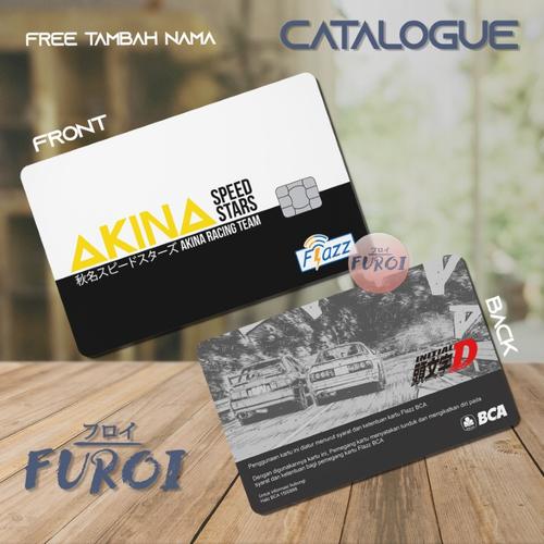 Jual Custom Flazz BCA | Custom Emoney Mandiri | Initial D | Racing ...