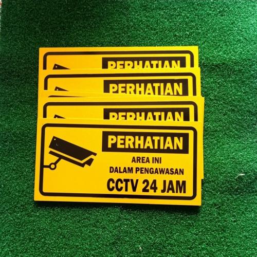 Jual PLAT RAMBU CCTV UKURAN 15×30cm - Jakarta Barat - Rizqi Safety ...