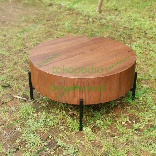 Jual MEJA BULAT KAYU JATI ANTIK KAYU LAMA - Kab. Jepara - bewewood ...