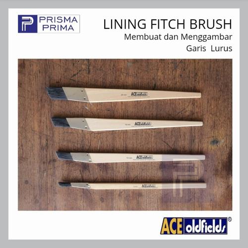 Jual Kuas Cat Lukis Gambar Garis LINING FITCH BRUSH ACE oldfields - 6 ...