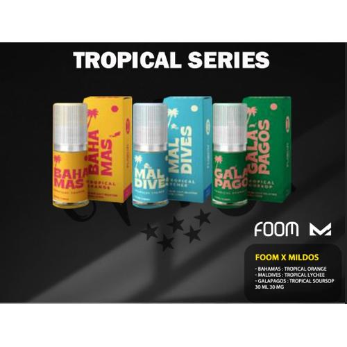 Jual FOOM TROPICAL SERIES LIQUID SALTNIC 30MG 30ML BY FOOM X MILDOS ...