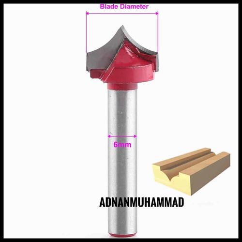 Jual Mata Router CNC Engraving V Groove Carving Milling Kayu ...