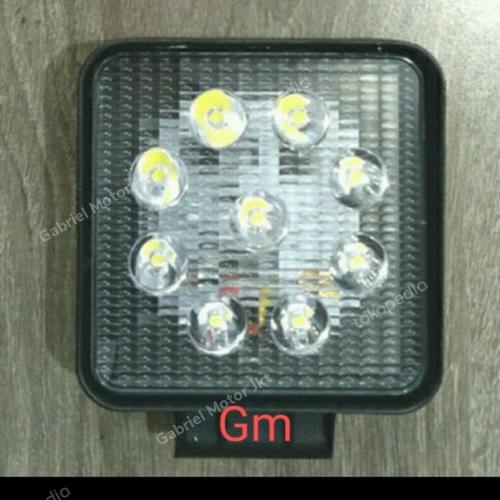 Jual lampu sorot led 9 titik kotak 12-24volt taiwan 27 watt - Jakarta ...
