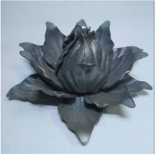 Jual Bunga teratai besi plat 9cm ornamen tralis pagar kanopi hiasan ...