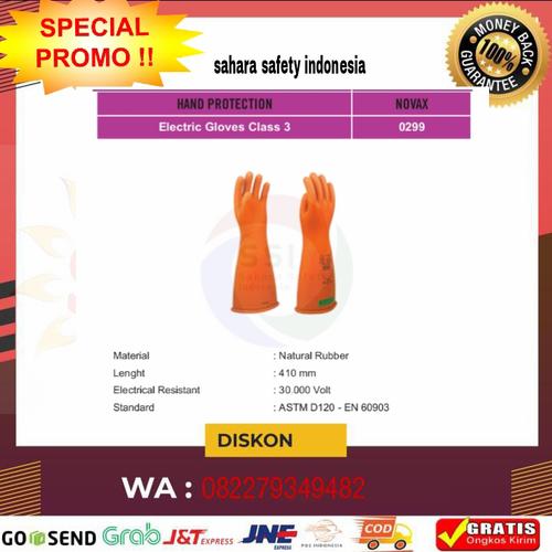 Jual Sarung Tangan Anti Listrik 30.000 Volt (30 Kv) / Gloves Anti ...