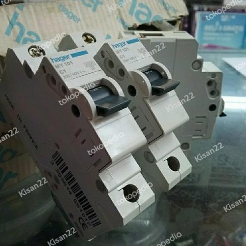 Jual mcb 1 ampere / pemutus arus listrik HAGER 1A/1P - Jakarta Barat - Kisan22 | Tokopedia