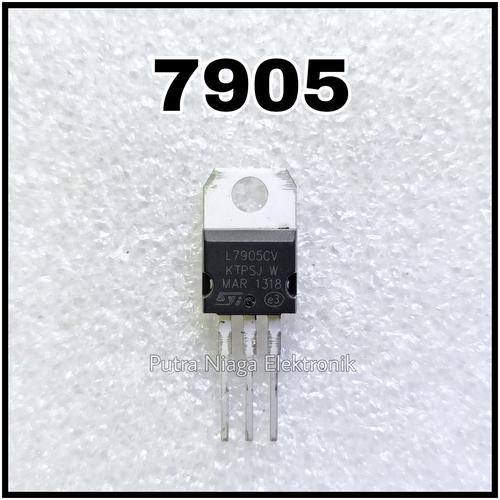 Jual L 7905 CV Regulator Voltage -5V 1A Fix L7905 merk ST High Quality ...