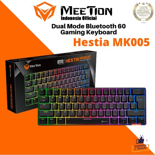 Jual Mechanical Gaming Keyboard Bluetooth 60 Hestia MK005BT Kabel ...