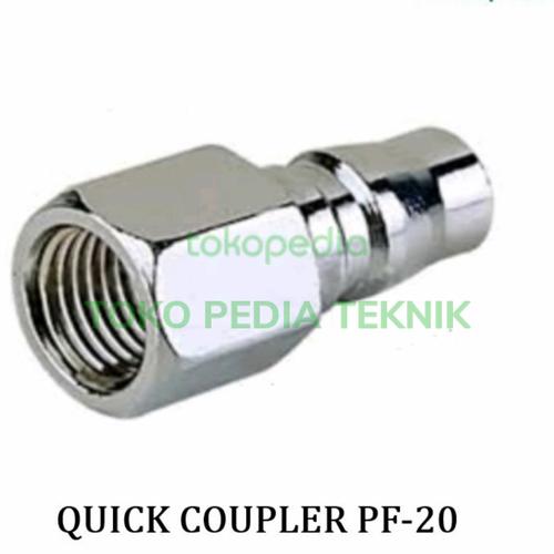 Jual QUICK COUPLER PF 20 SAMBUNGAN SELANG COMPRESOR PF 20 - Kota ...