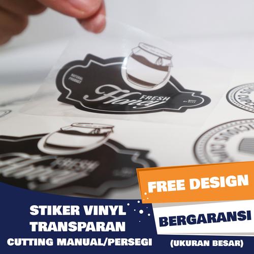 Jual Cetak Stiker Vinyl Label Kemasan Nama Logo Olshop Custom Ukuran ...