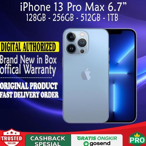 Jual iPhone 13 Pro Max 128GB 256GB 512GB 1TB ProMax 13 Dual Sim Nano ...
