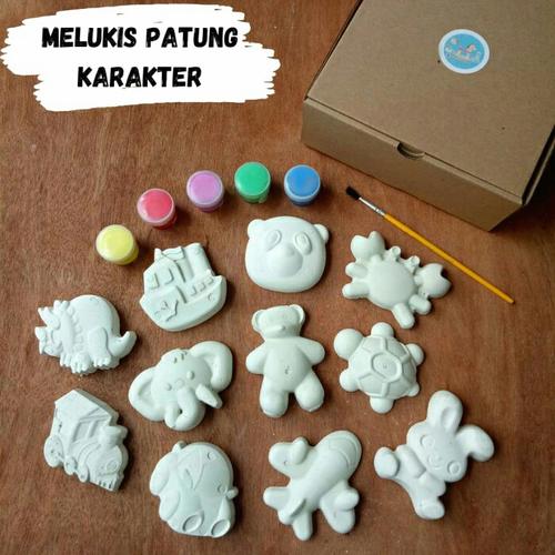 Jual Melukis Patung Karakter / Paket Melukis / Mainan Edukasi - Kab ...