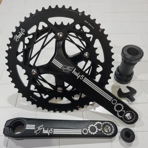 Jual crankset double speed GT ht2 39 53 39t 53t crank chainring litepro ...