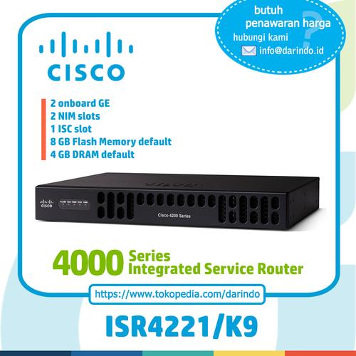 Jual Cisco 4000 Series Integrated Services Router [ISR4221/K9 ...