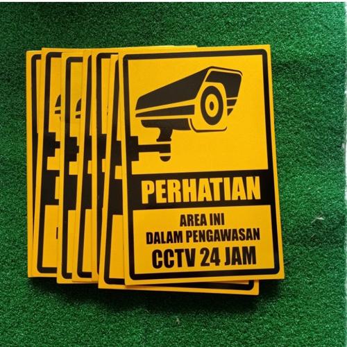 Jual PLAT RAMBU CCTV UKURAN 30×40cm - Jakarta Barat - Rizqi Safety ...