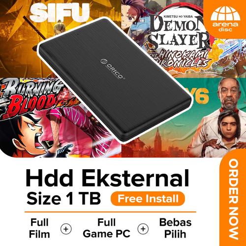 Promo Hardisk HDD Eksternal 1TB Full Isi Game PC / Laptop - Kota ...