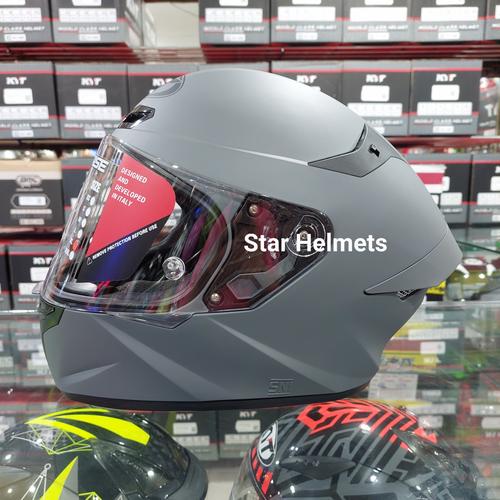 Jual Helm KYT TT Course Solid Plain Matt Gorilla Grey - Jakarta Barat ...